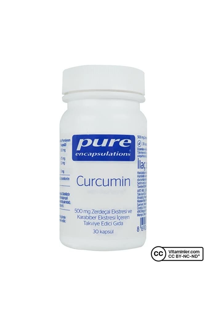 Pure Encapsulations Curcumin 500 mg 30 Kapsül | Vitamin & Sağlık
